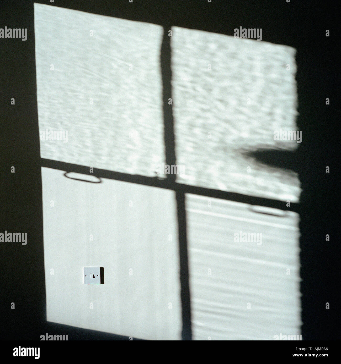 Square shadow on wall Stock Photo - Alamy