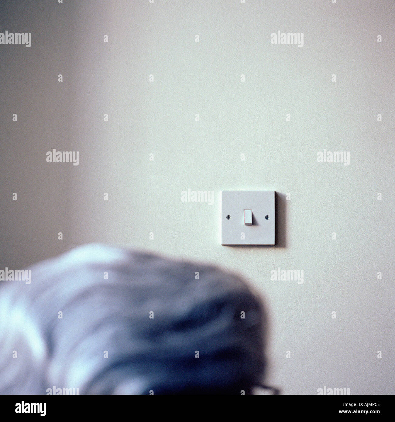 Square light switch Stock Photo - Alamy