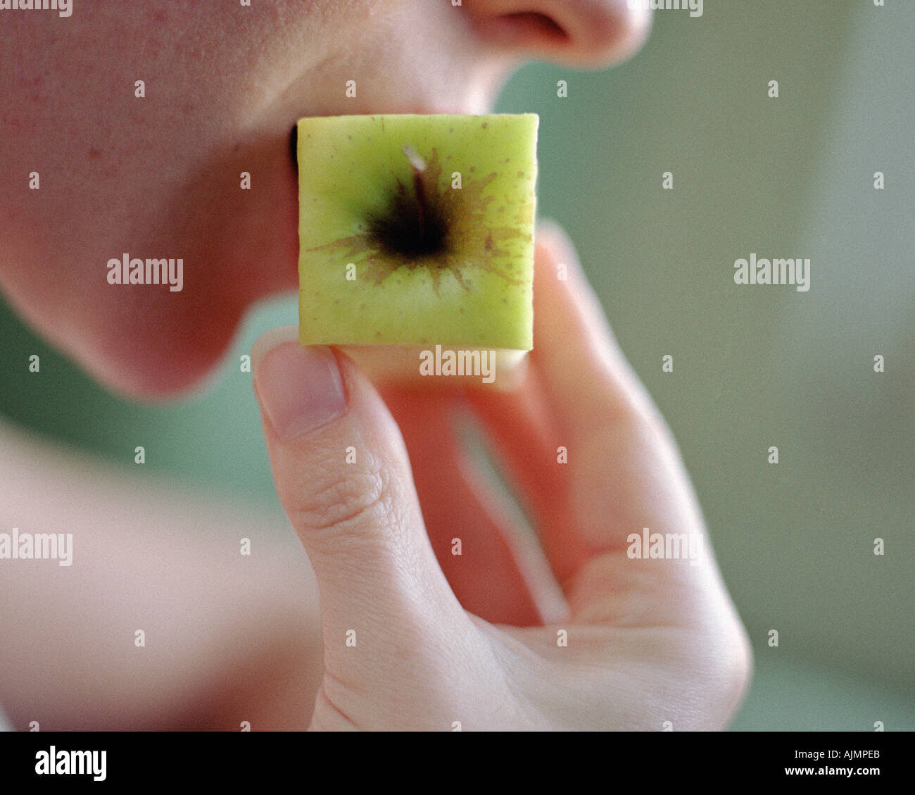 Woman and face shape and square hi-res stock photography and images - Alamy