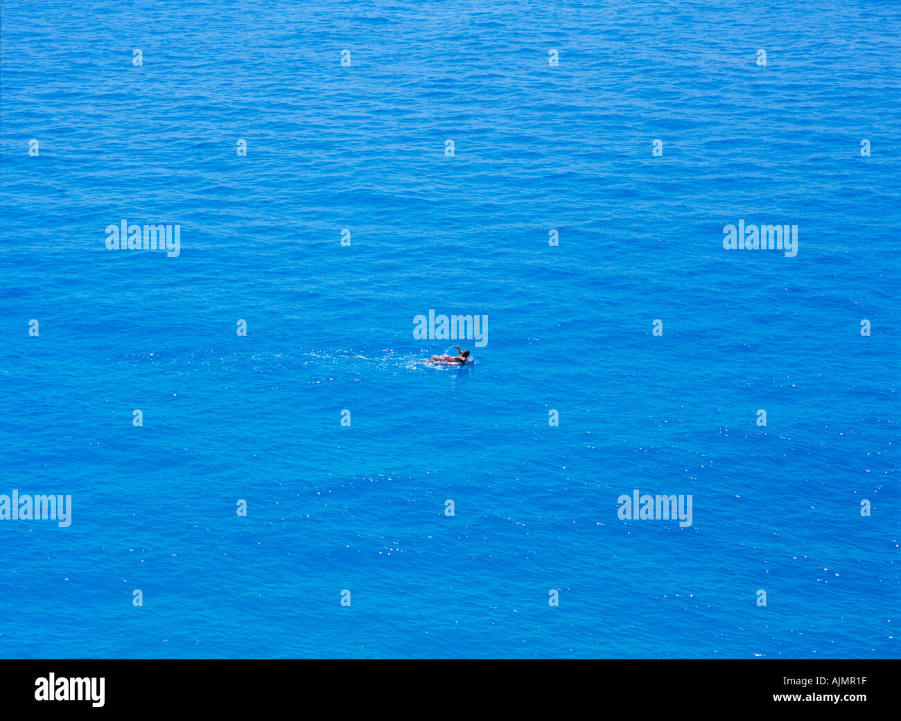 Man lilo sea hi-res stock photography and images - Alamy