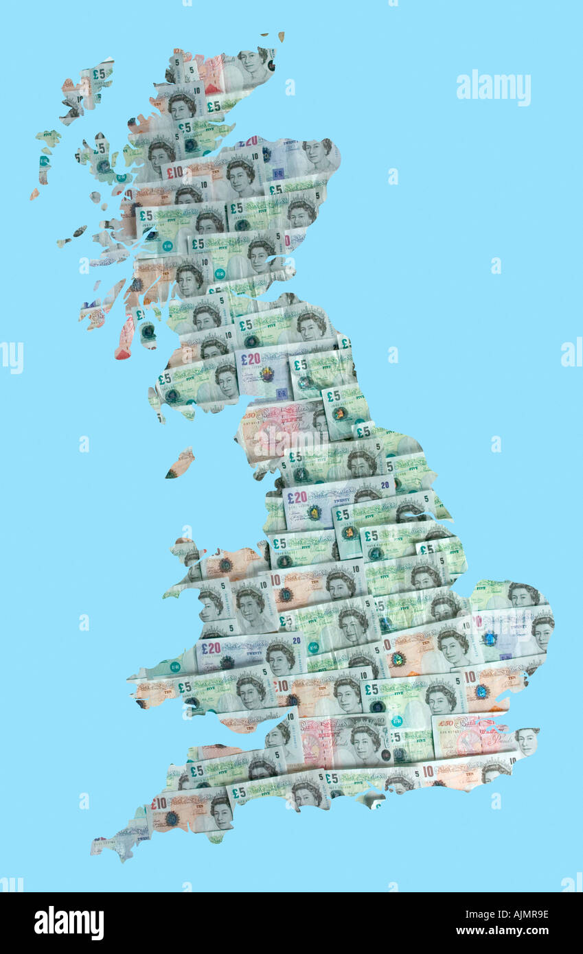 Map of uk hi-res stock photography and images - Alamy