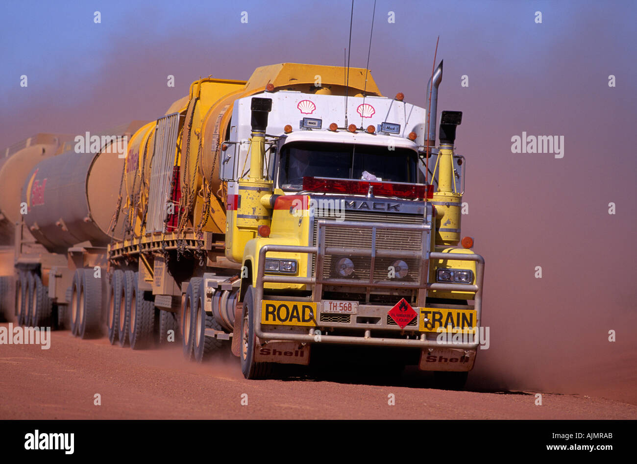 Roadtrain, outback Australia Stock Photo - Alamy
