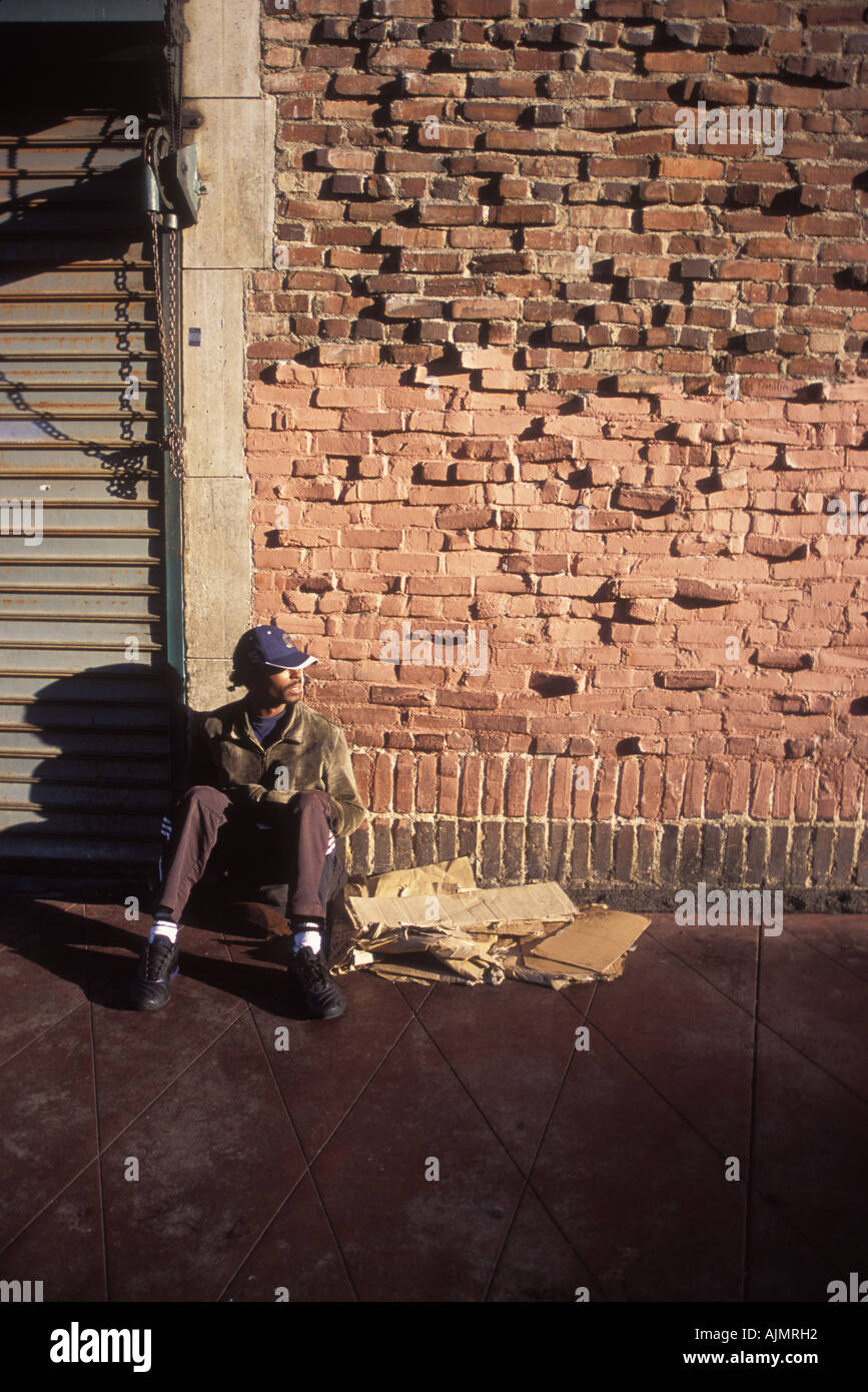 Homeless Skid Row Los Angeles California United States of America Stock ...