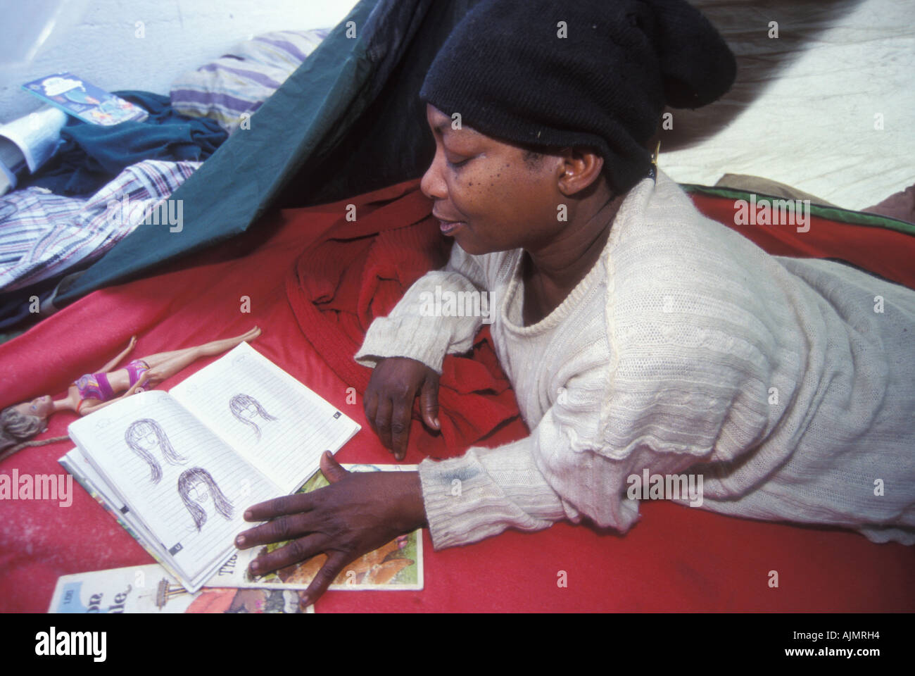 Homeless Skid Row Los Angeles California United States of America Stock ...