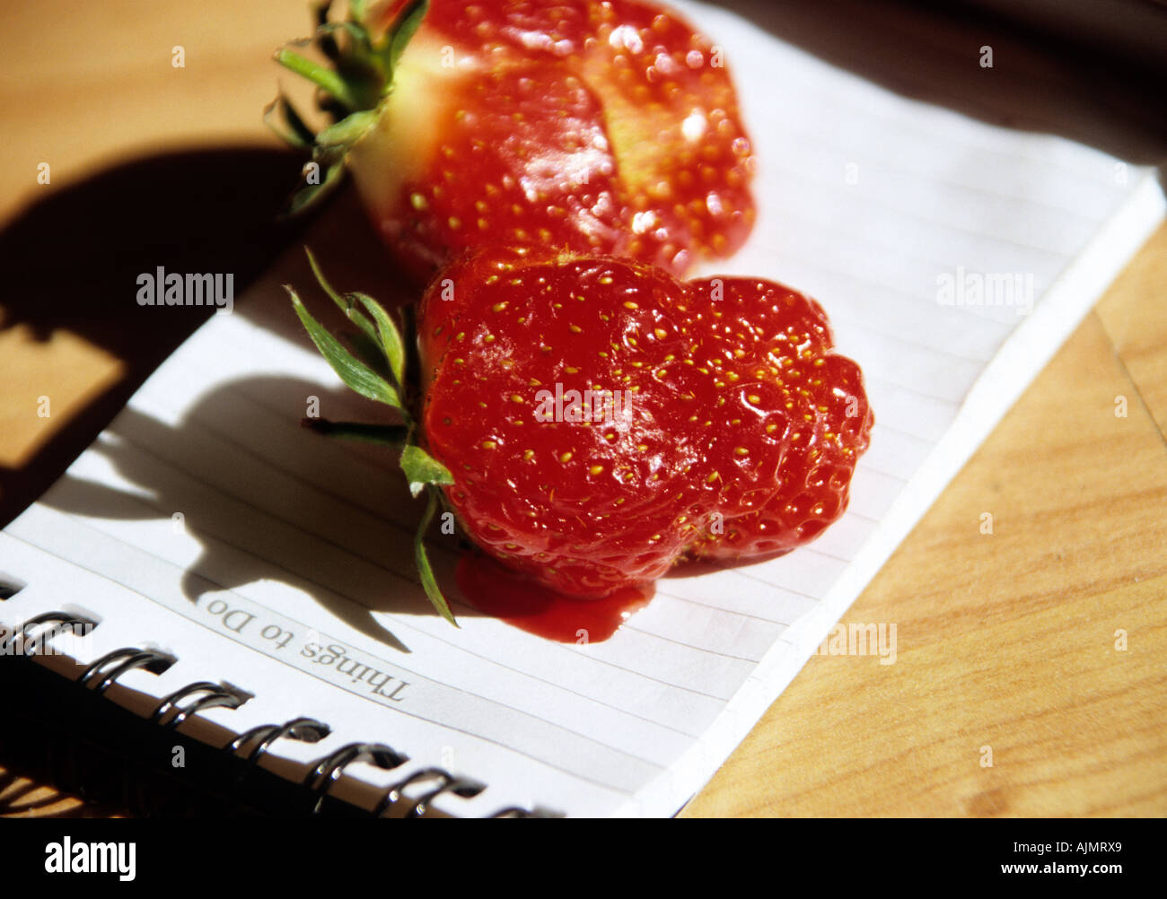 Things to do: eat the strawberries Stock Photo - Alamy