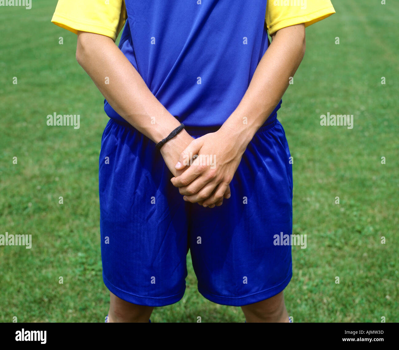Protecting player hi-res stock photography and images - Alamy