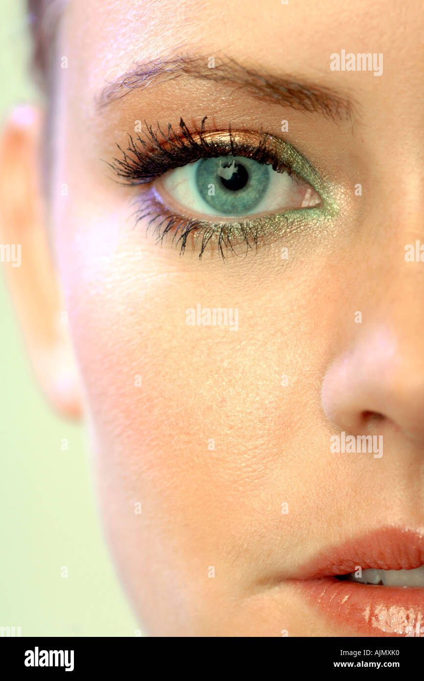 Woman face right side hi-res stock photography and images - Alamy