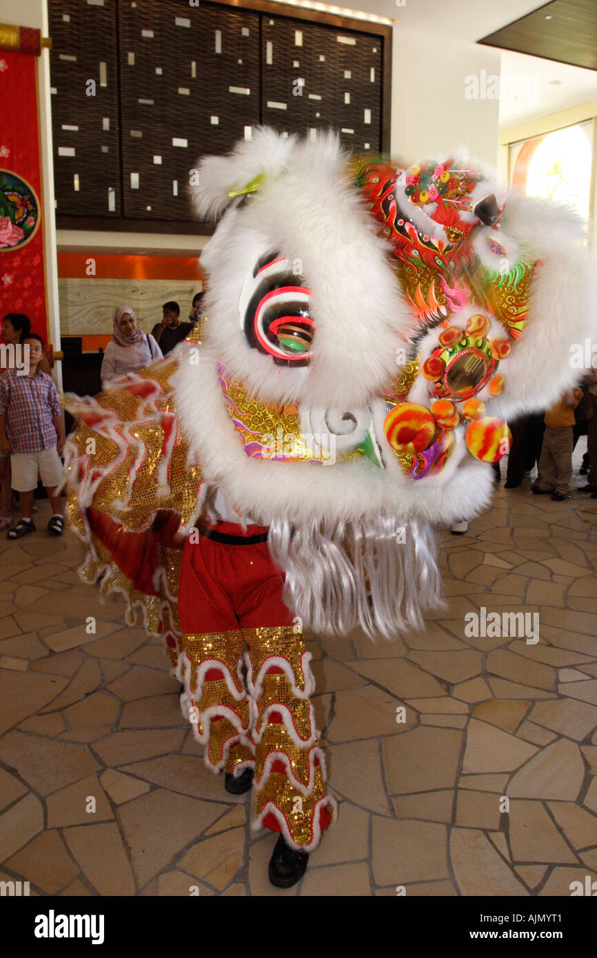 Lion dragon dancers perform hi-res stock photography and images - Alamy