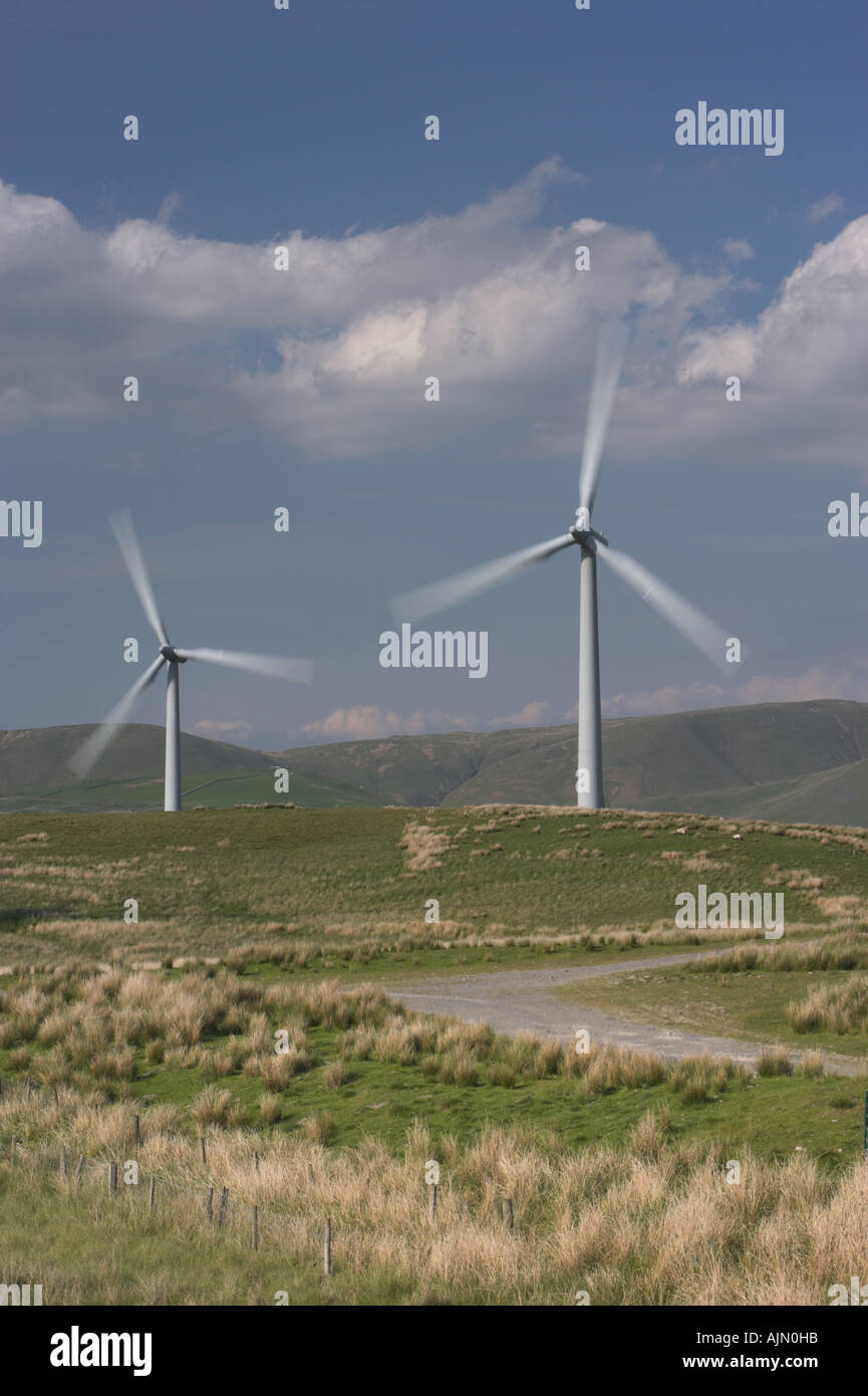 Wind turbines at Lambrigg wind farm, Cumbria Stock Photo - Alamy