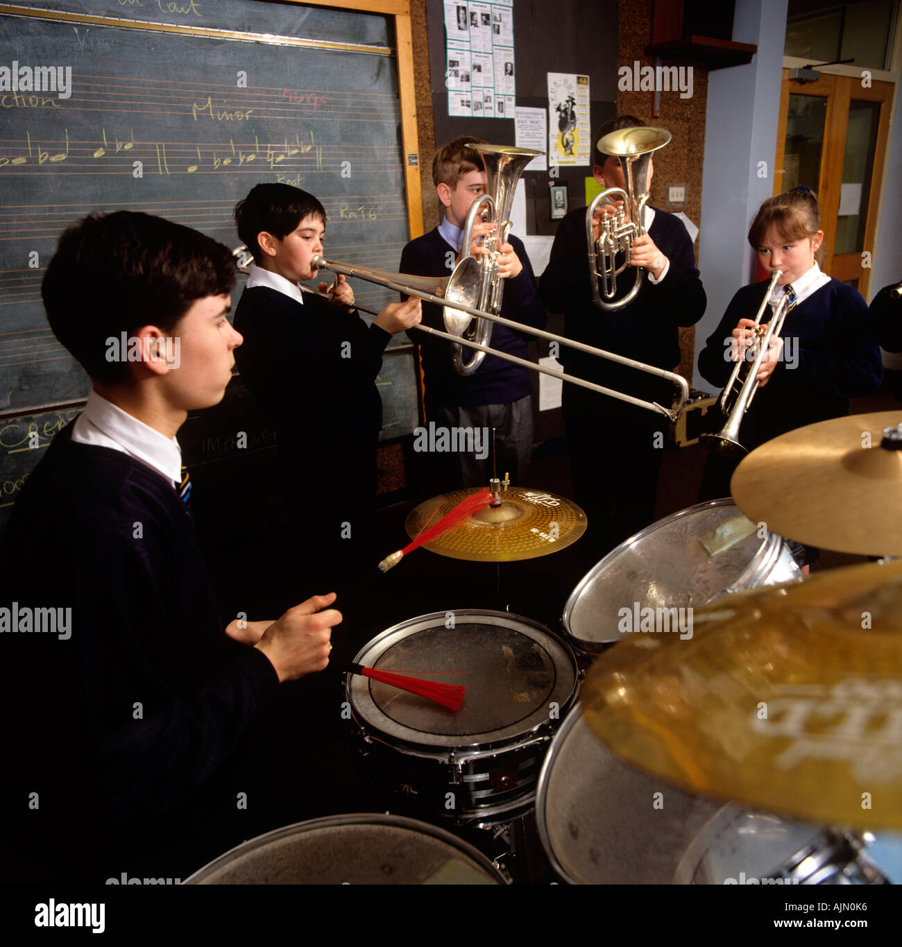 Musical score class hi-res stock photography and images - Alamy