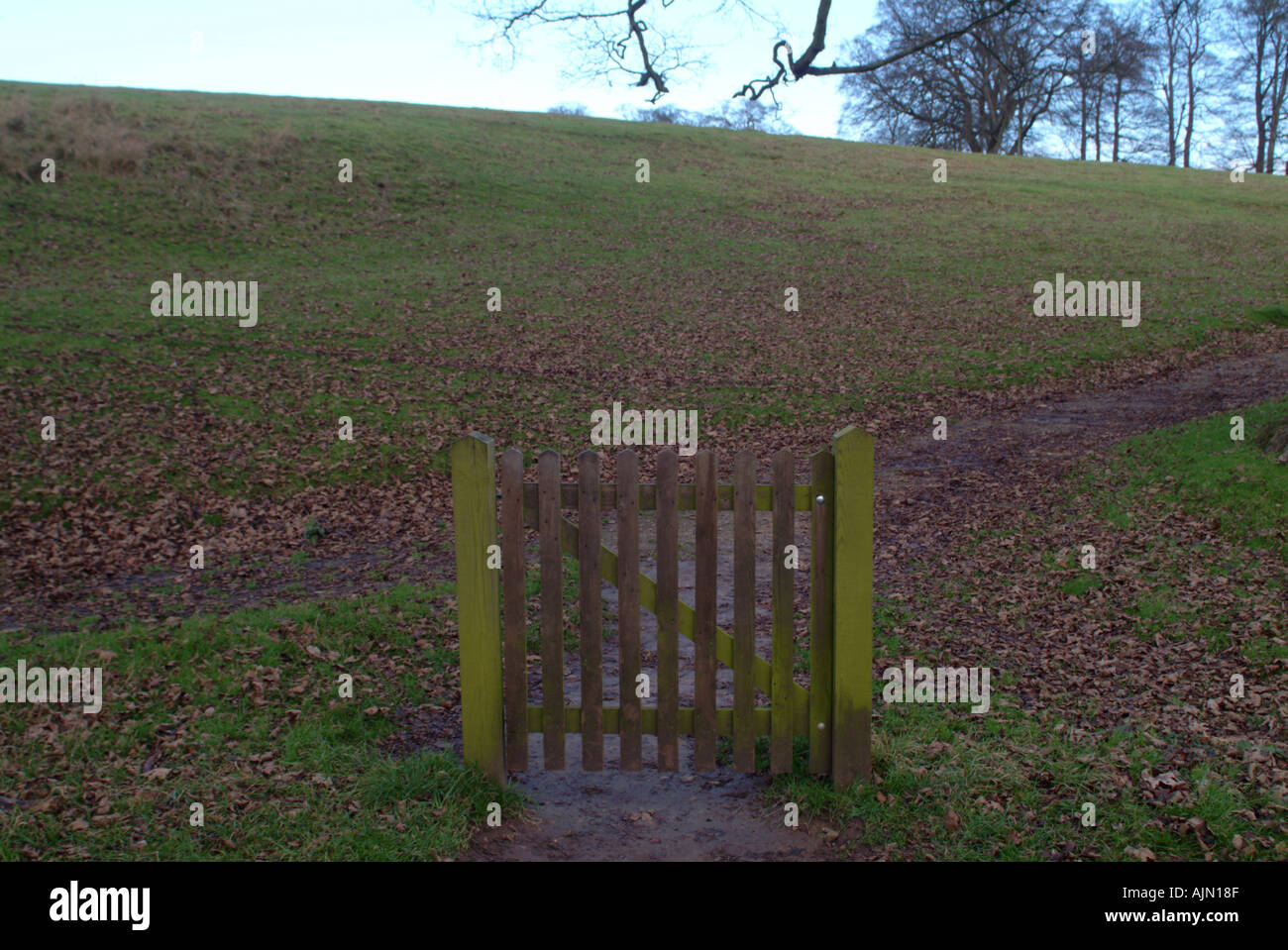 Useless gate Blenheim Palace grounds Woodstock Oxfordshire UK Stock ...