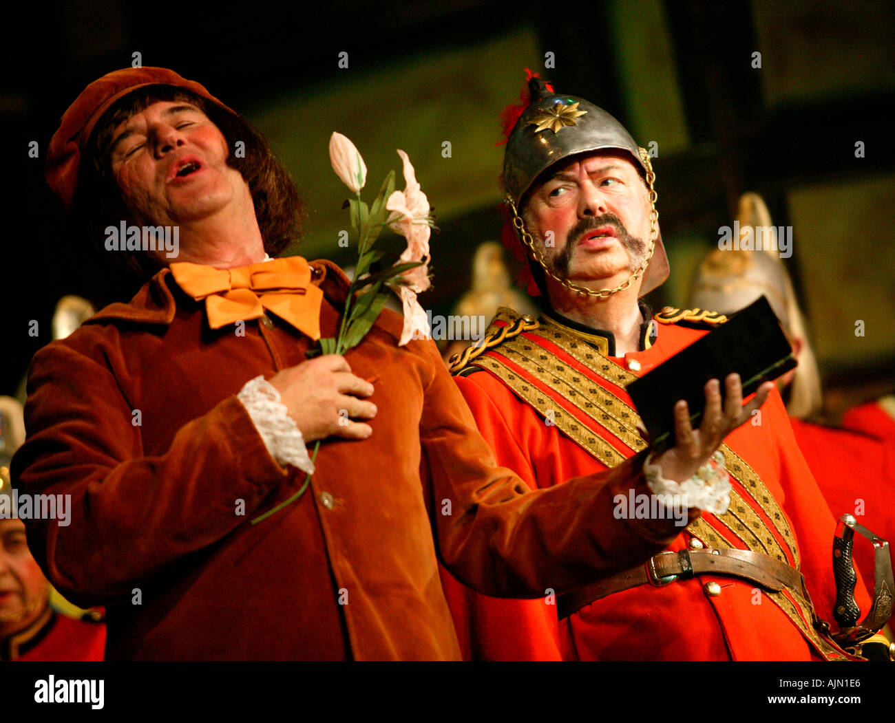 ACTORS IN GILBERT AND SULLIVANS LIGHT OPERA PIRATES OF PENZANCE Stock ...