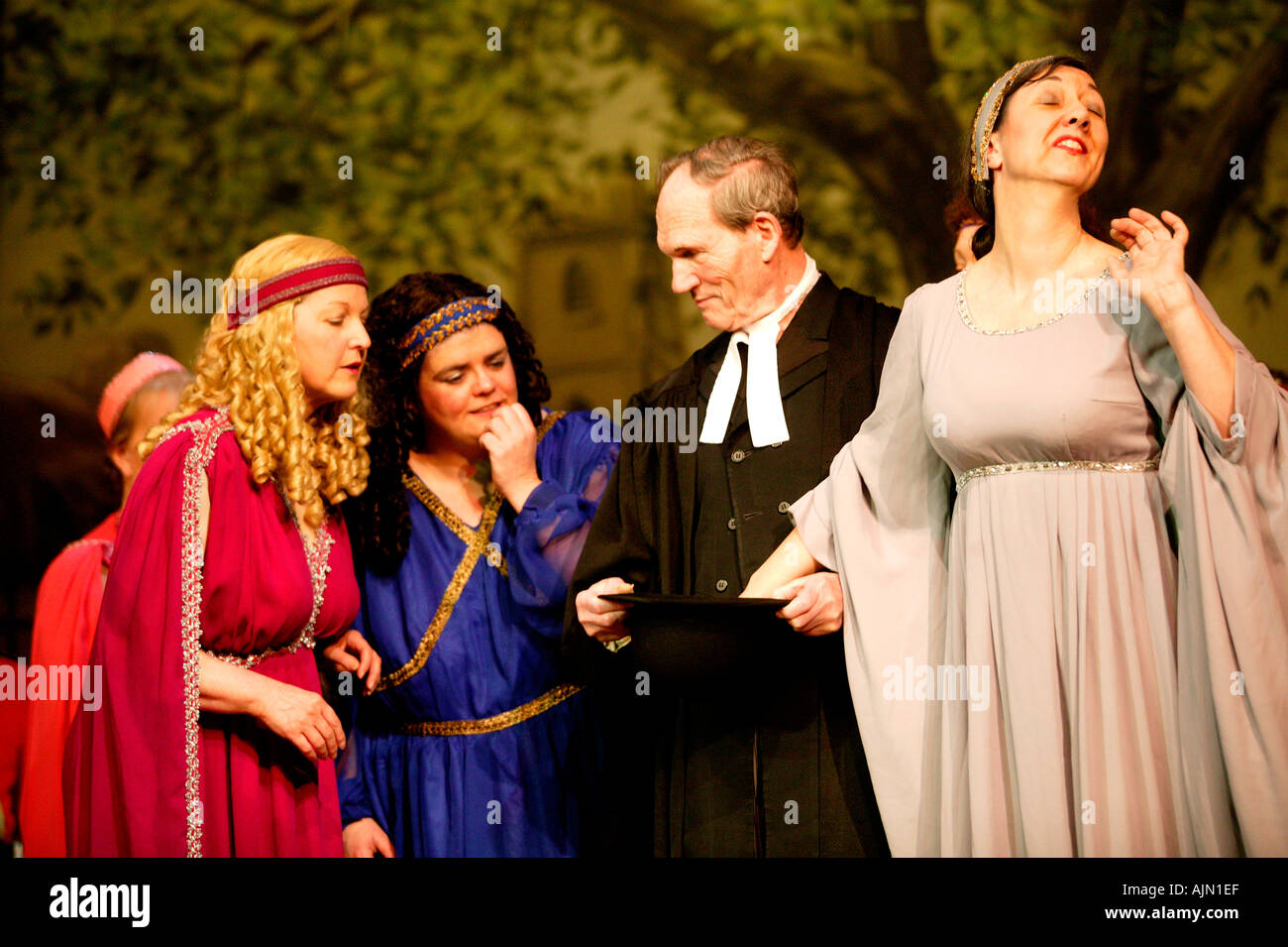 ACTORS IN GILBERT AND SULLIVANS LIGHT OPERA PIRATES OF PENZANCE Stock ...