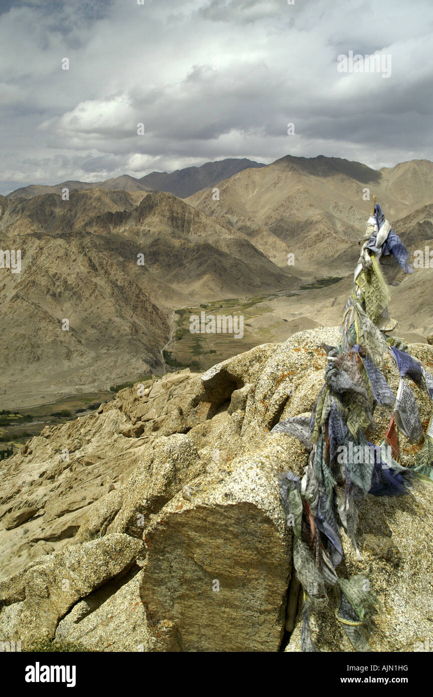 Leh Valley view summer Ladakh Himalayas India Stock Photo - Alamy