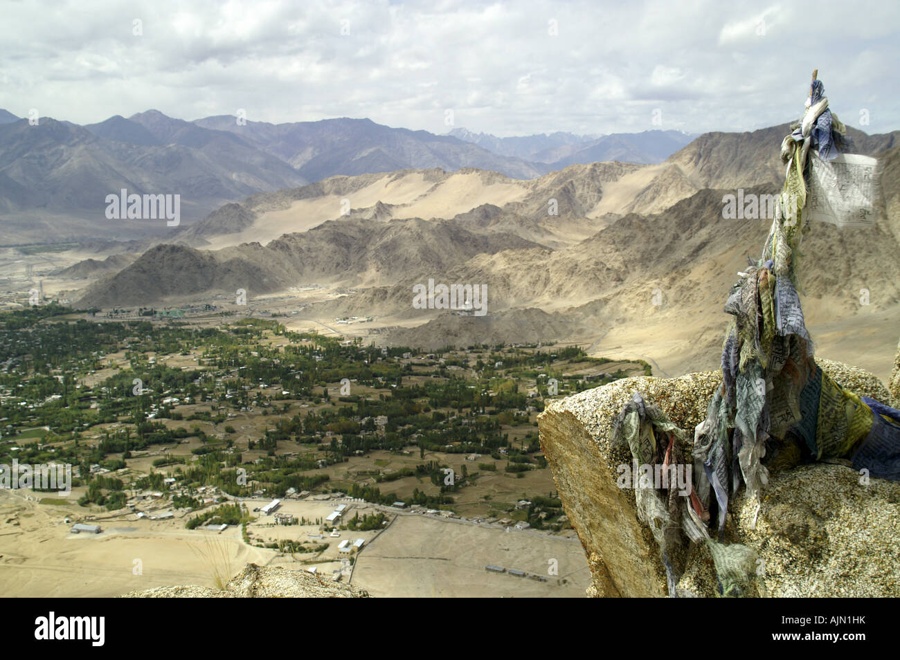 Leh Valley view summer Ladakh Himalayas India Stock Photo - Alamy