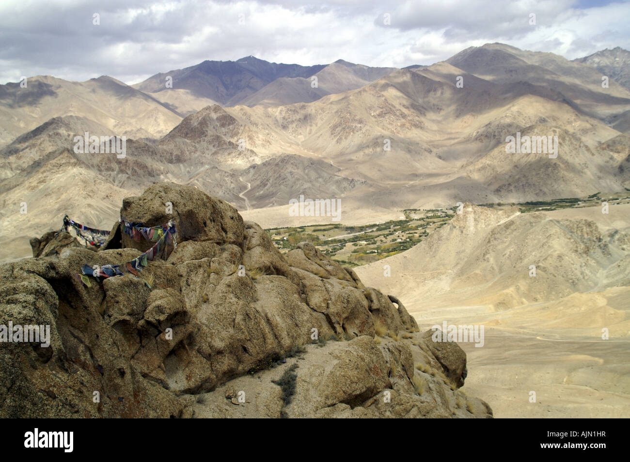 Leh Valley view summer Ladakh Himalayas India Stock Photo - Alamy