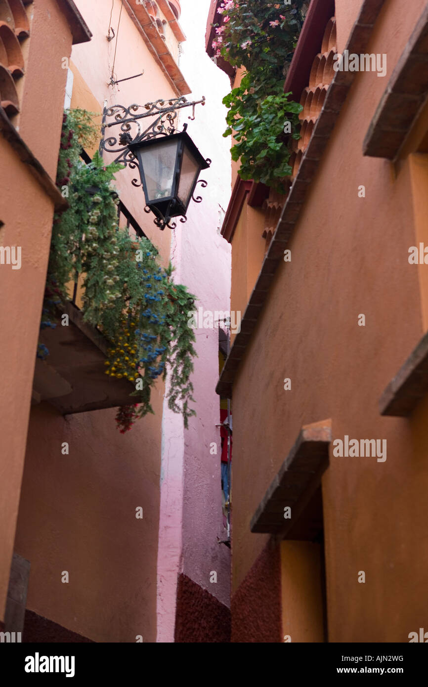 The narrow alley called Callejon del Beso Alley of the kiss because of ...