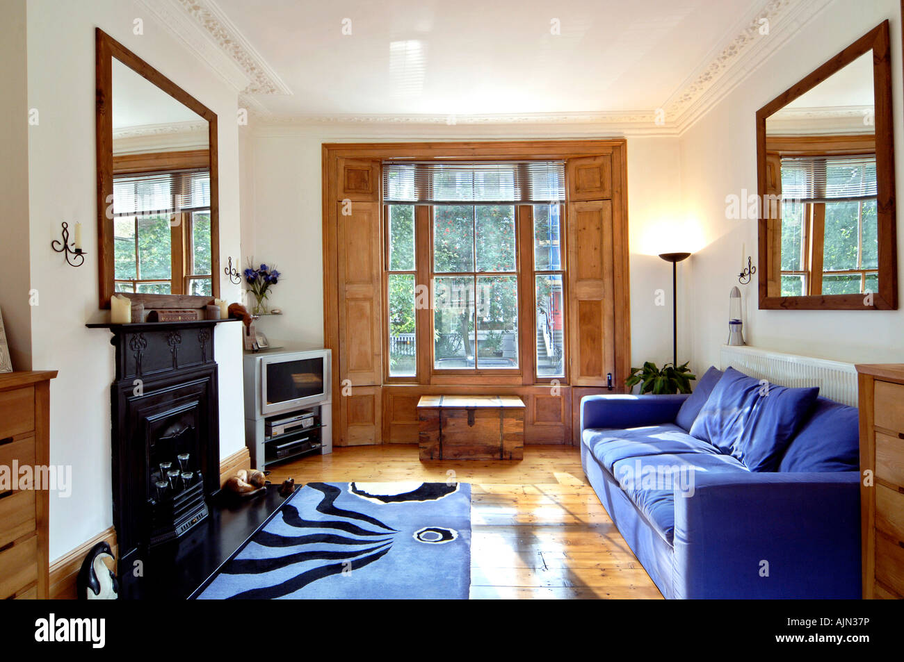 old victorian style interior reception sunny day islington london ...