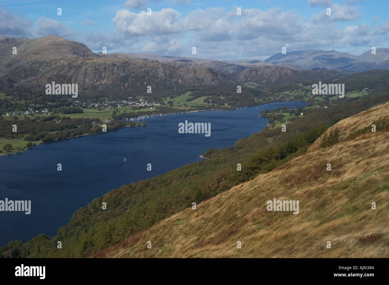 Lake Coniston Lake District Cumbria Stock Photo - Alamy