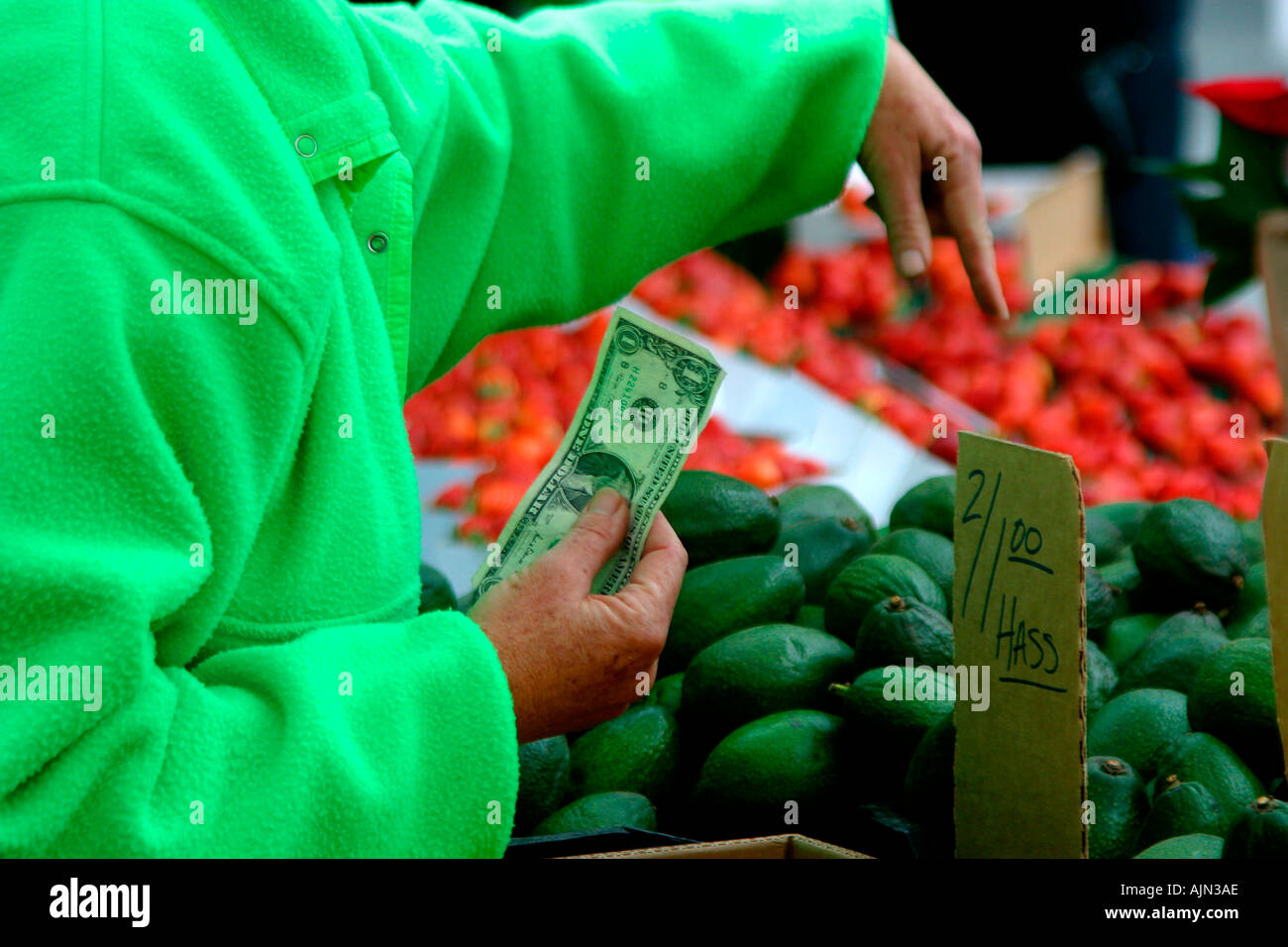 Exchanging money and goods hi-res stock photography and images - Alamy