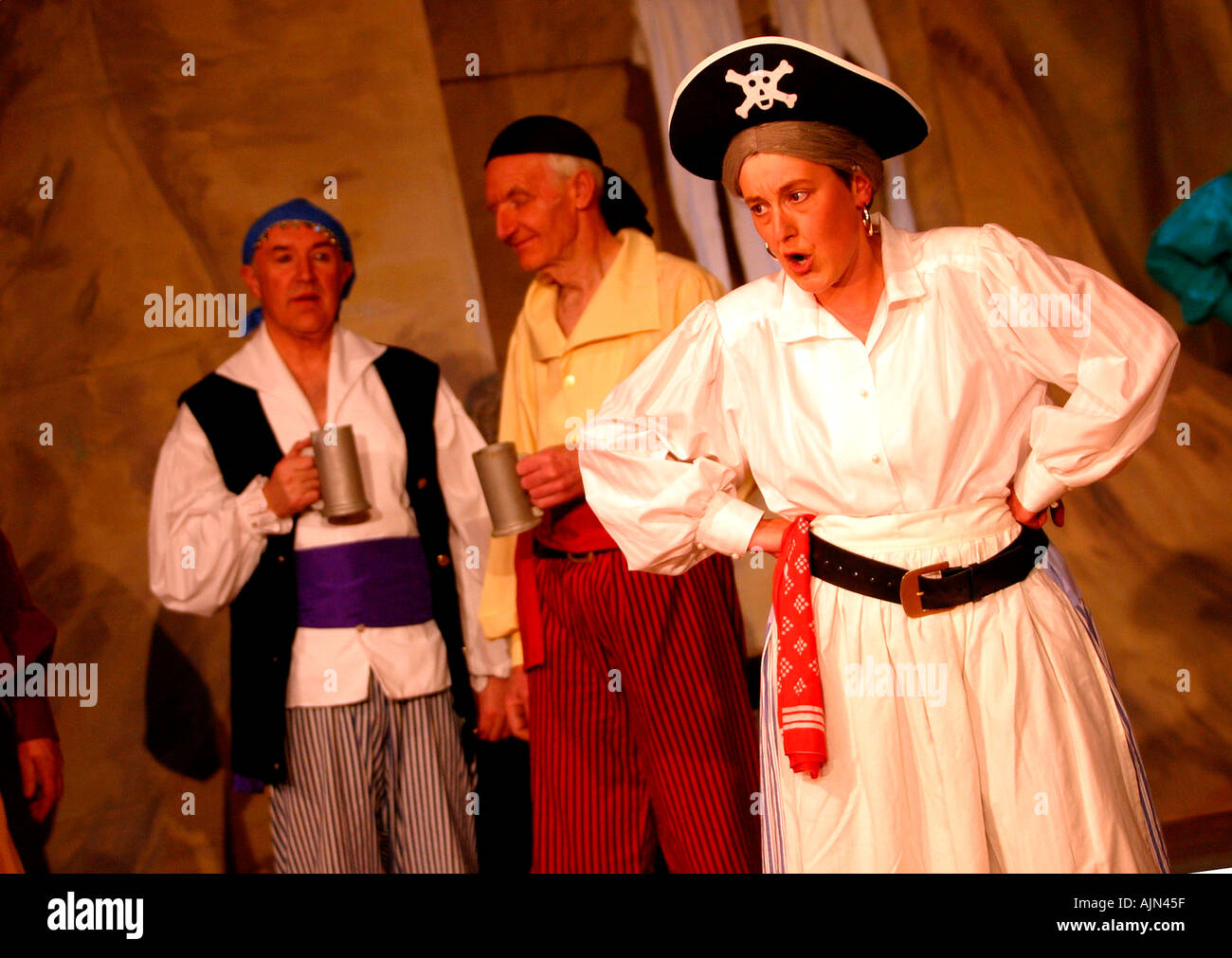 ACTORS IN GILBERT AND SULLIVANS LIGHT OPERA PIRATES OF PENZANCE Stock ...