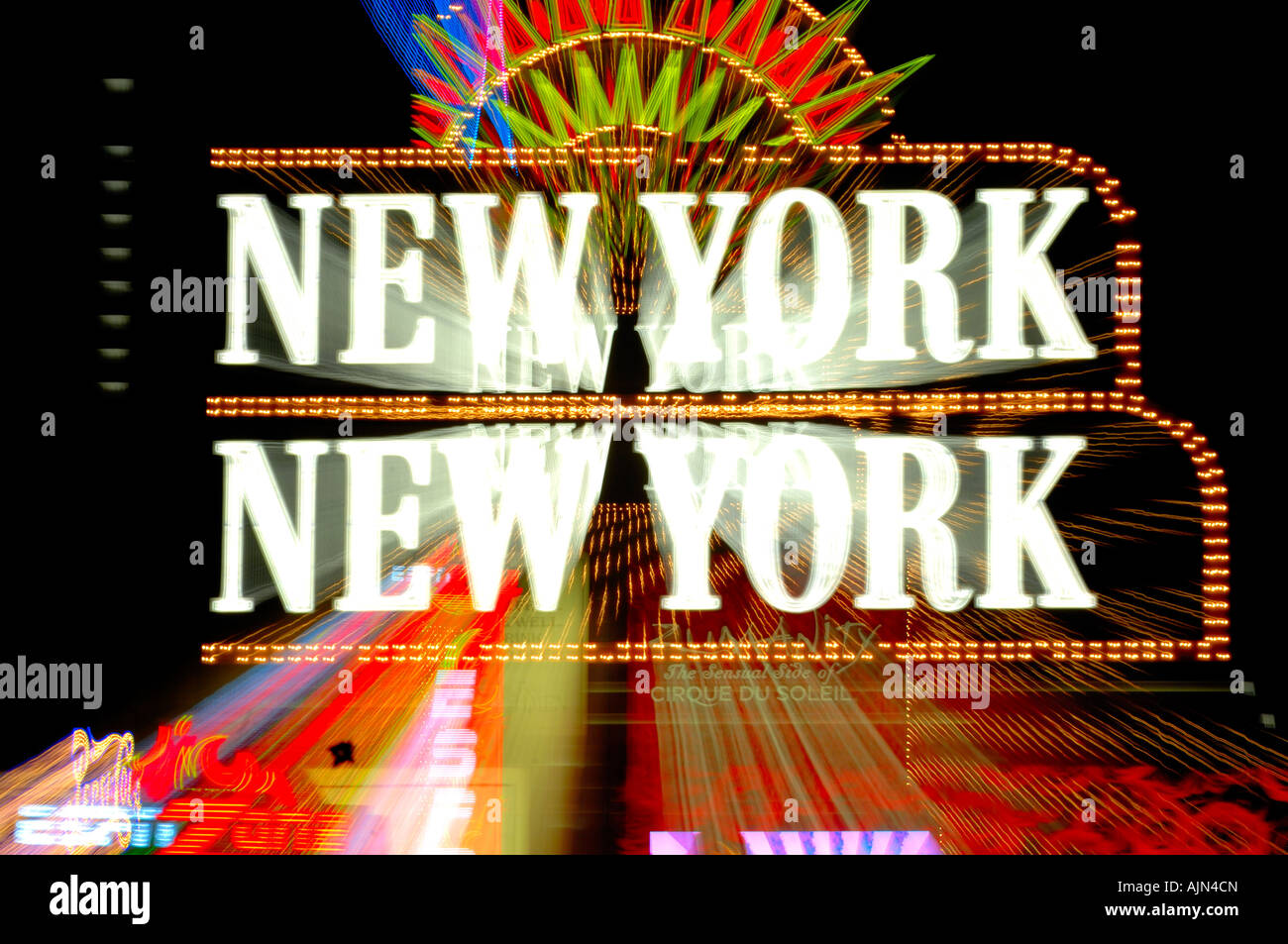 new york new york, hotel, sign, abstract, in camera, multiple exposure ...