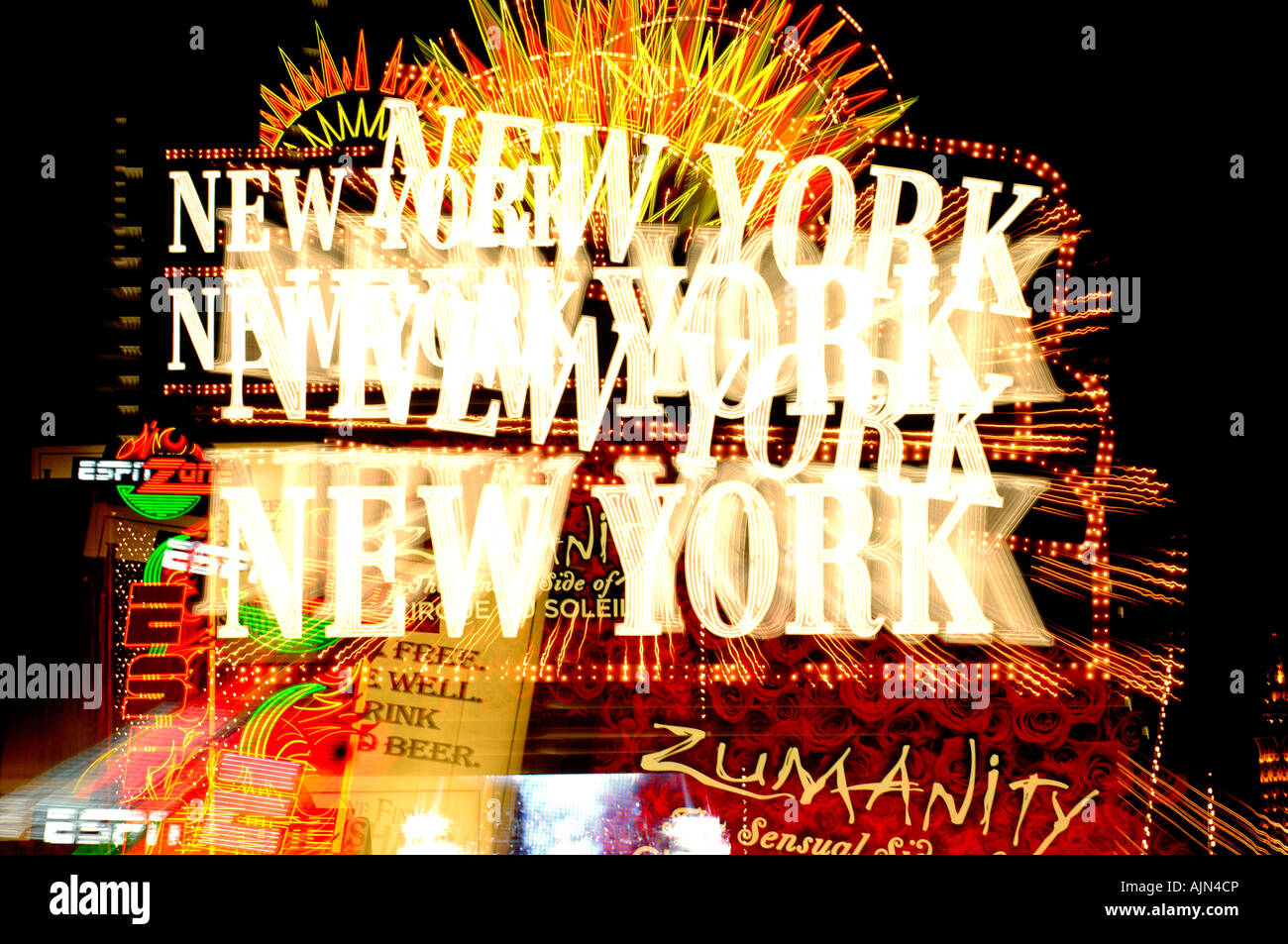 new york new york, hotel, sign, abstract, in camera, multiple exposure ...