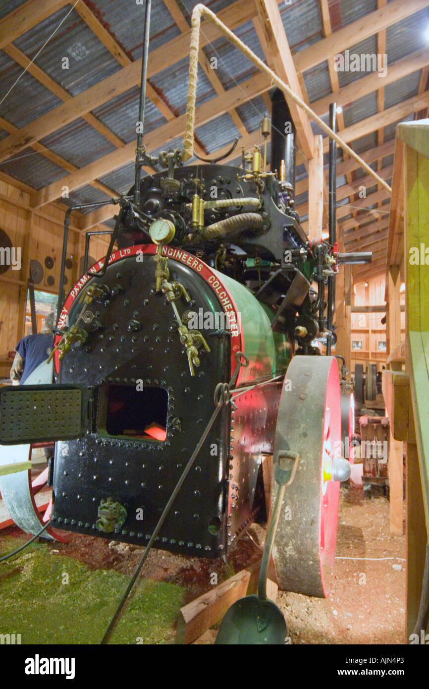 Matakohe New Zealand Kauri Museum Davey Paxman portable steam engine ...
