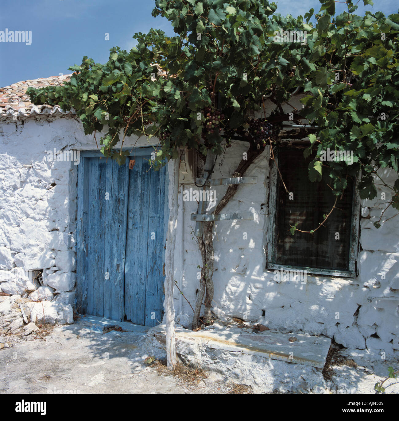 Old House Cyprus Meditteranean Europe Stock Photo - Alamy