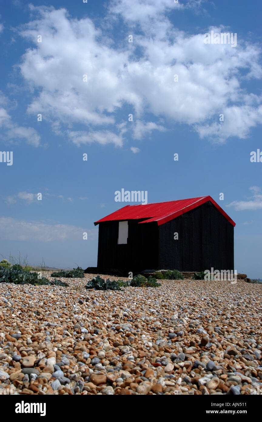 Hut red roof rye harbour hi-res stock photography and images - Alamy