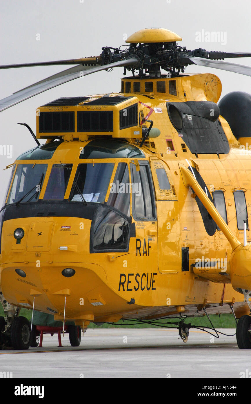 Air Sea Rescue Helicopter at rest Stock Photo - Alamy