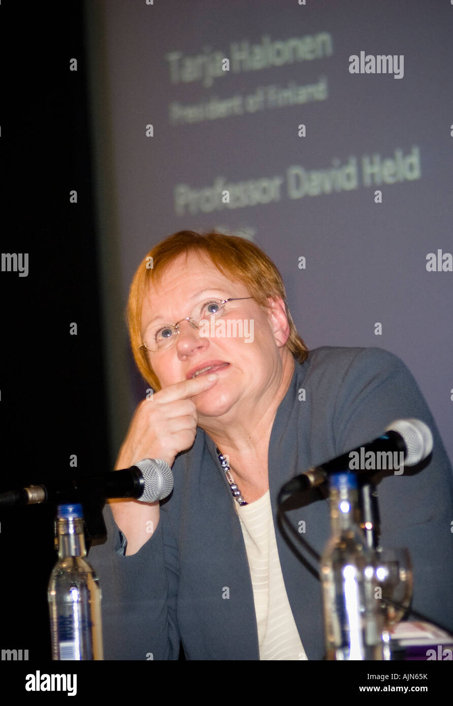 Finland's President Tarja Halonen Stock Photo - Alamy