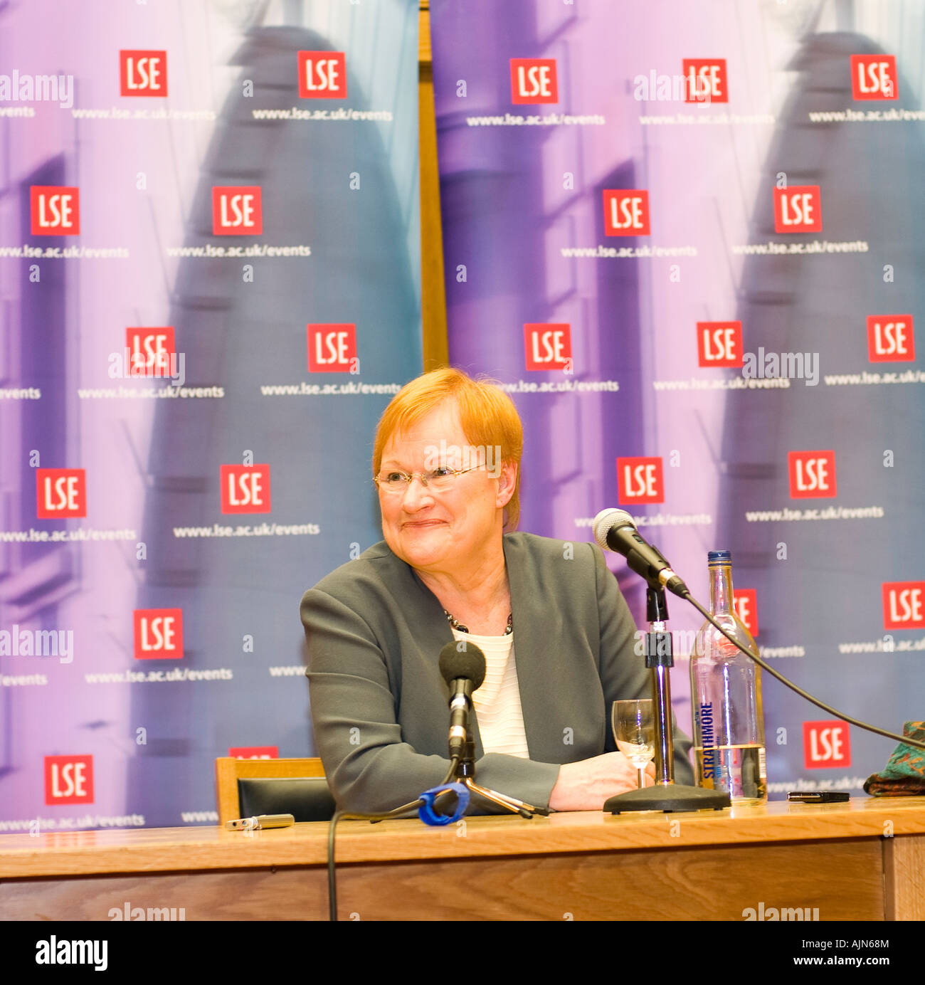Finland's President Tarja Halonen Stock Photo - Alamy