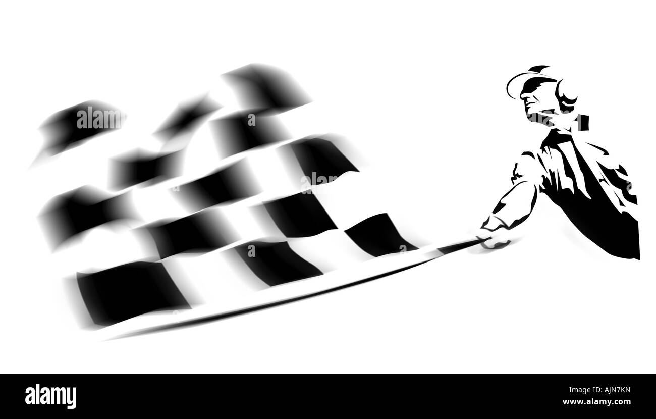 Chequered Flag Winner Flag Win Winning Race Cut Out Stock Images ...