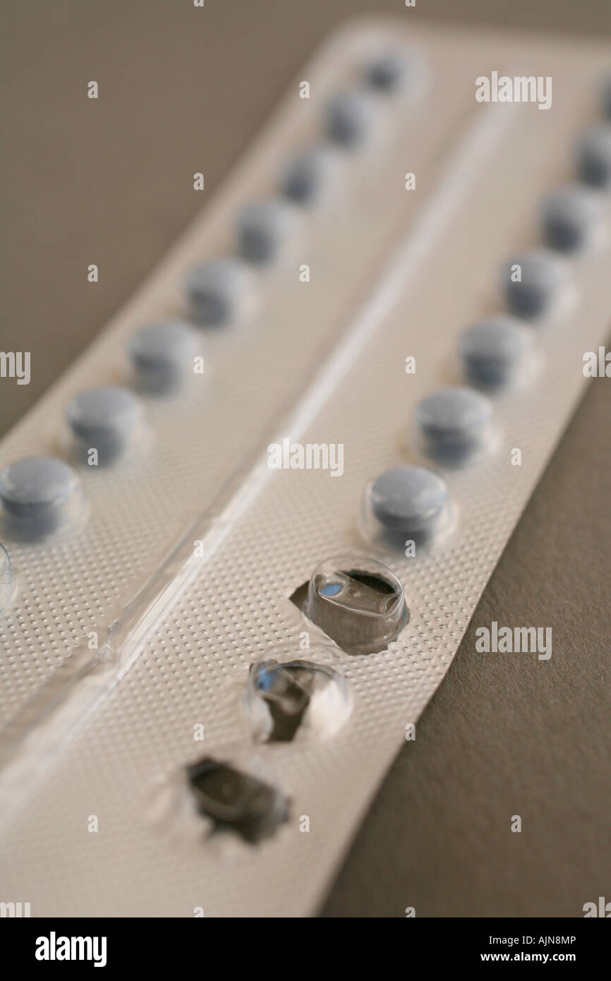 Packet of Loestrin oral contraceptive pills Stock Photo - Alamy
