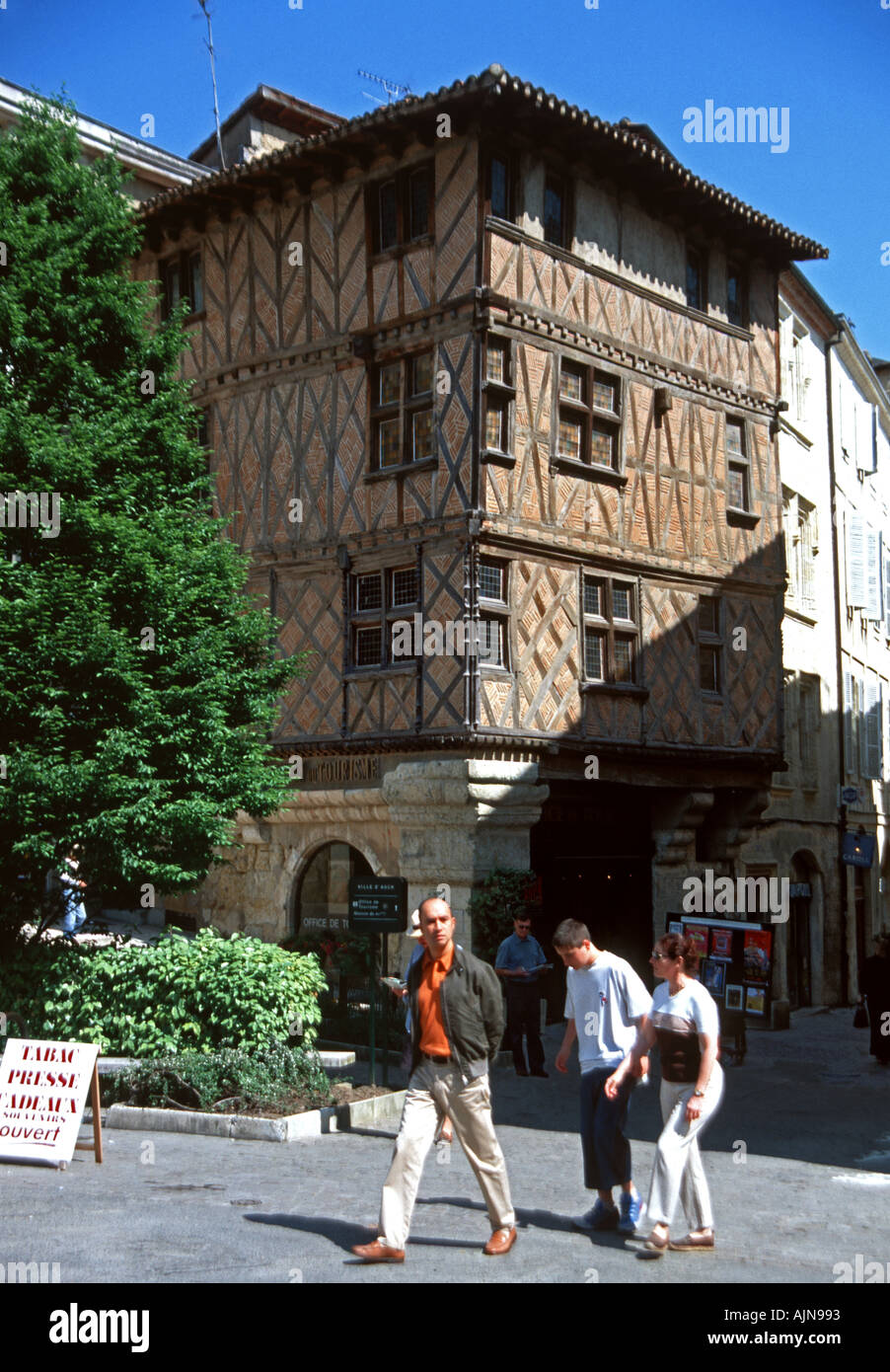 Fifteenth century building at Auch Stock Photo - Alamy