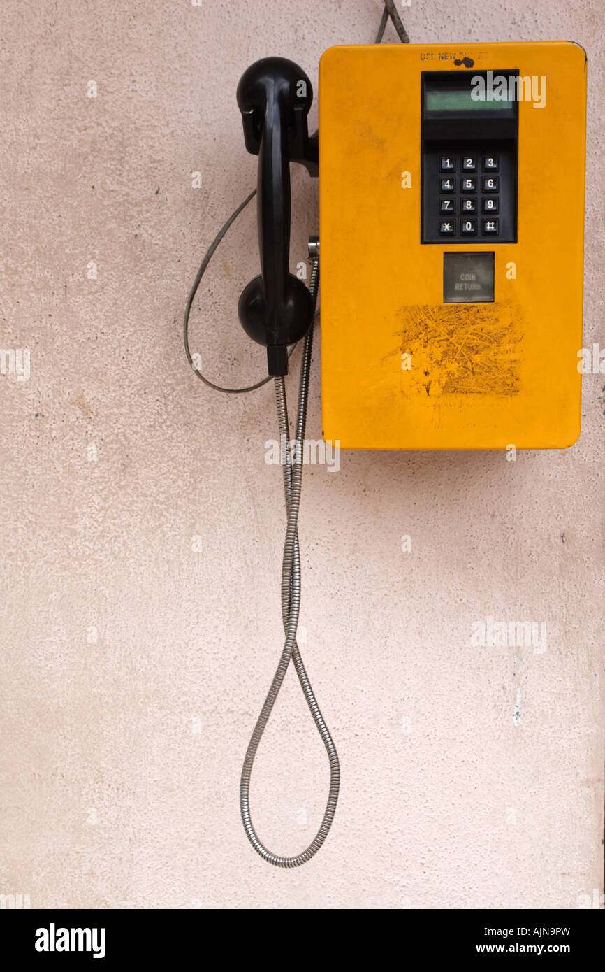 A telephone in India Stock Photo - Alamy