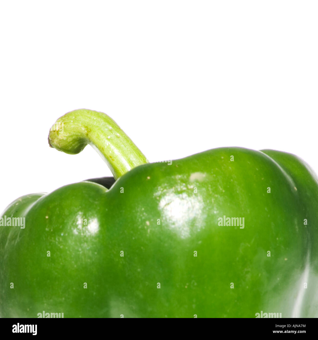 Fresh green pepper Stock Photo - Alamy