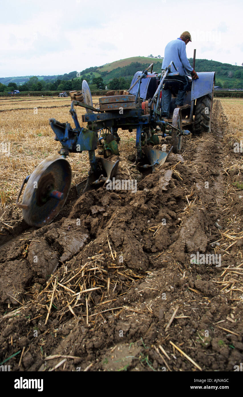 Vintage tractor plough hi-res stock photography and images - Alamy