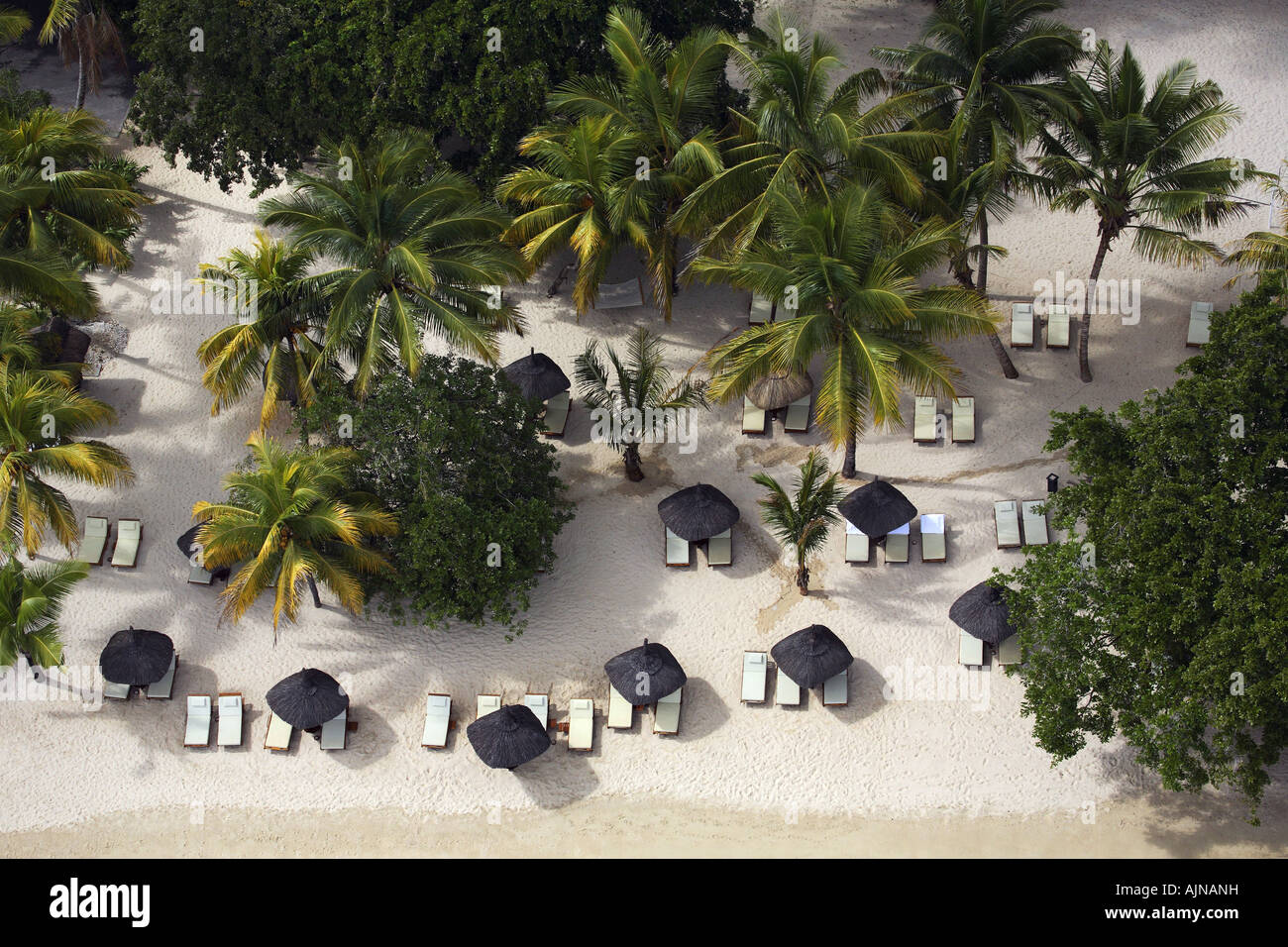 aerial view of sandy beach Stock Photo - Alamy