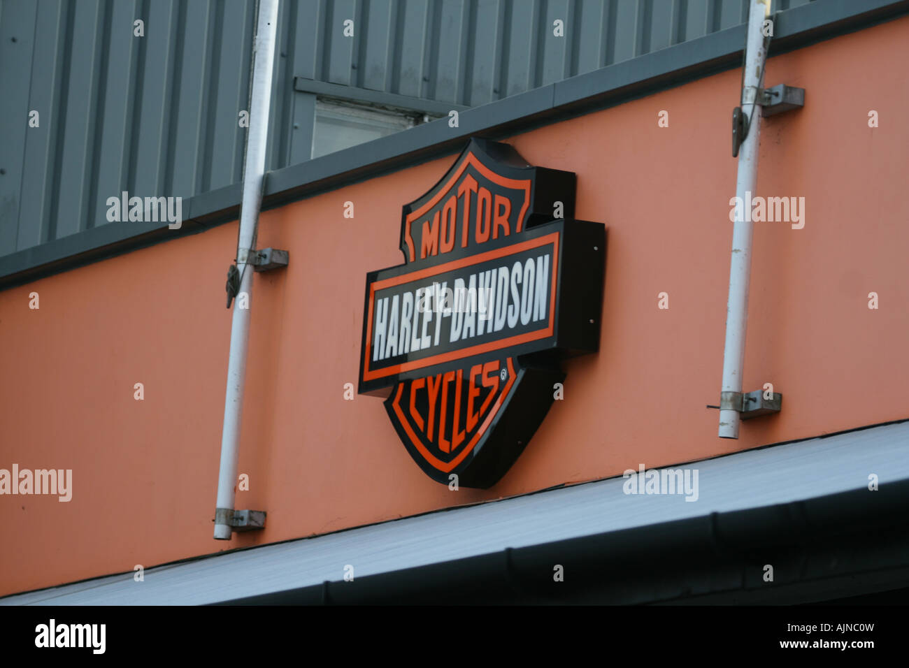 harley davidson sign Stock Photo - Alamy