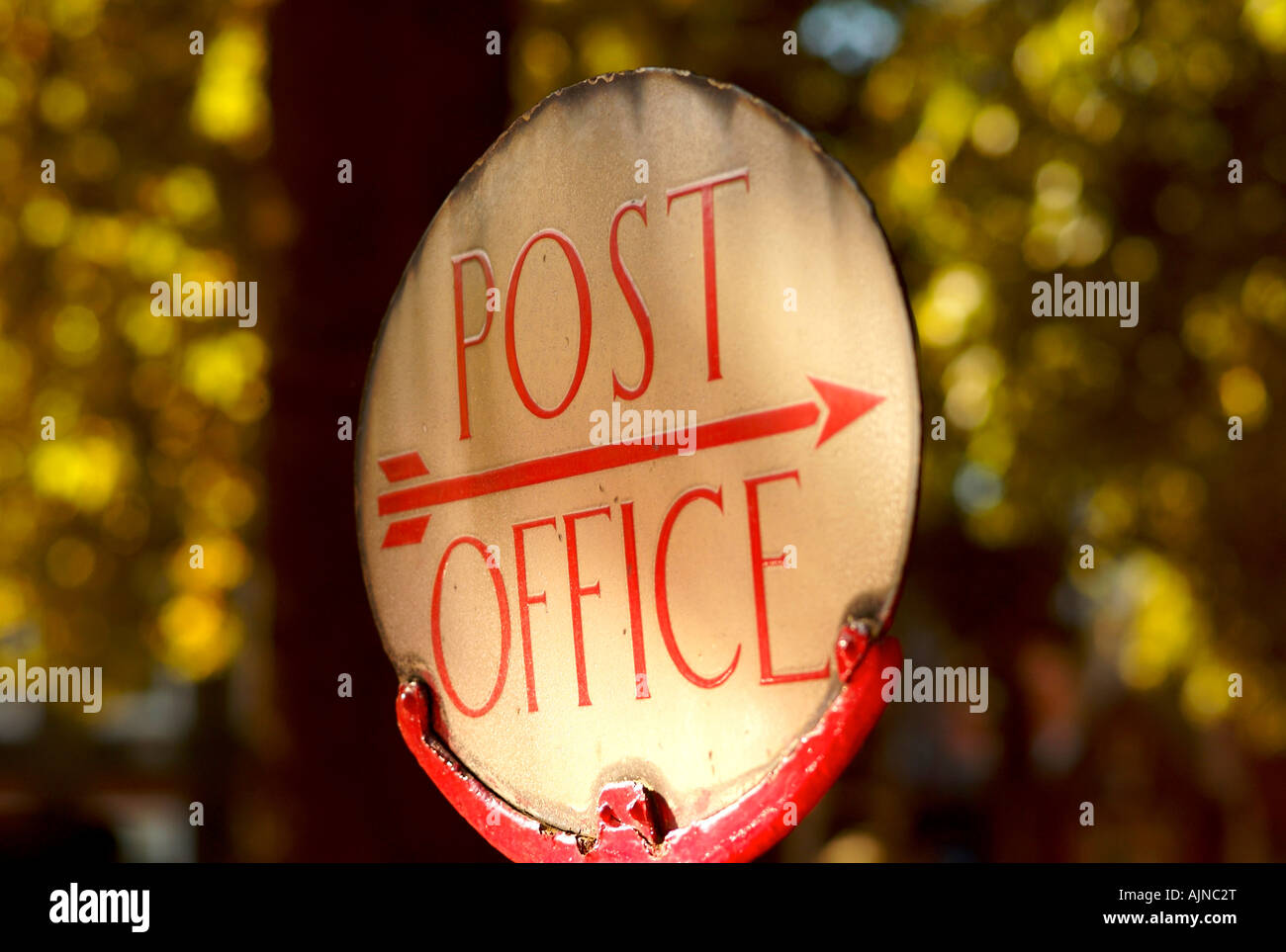 An old fashioned post office sign in London UK Stock Photo - Alamy