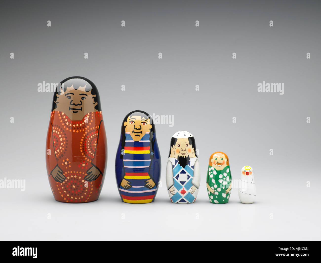russian doll group Stock Photo - Alamy