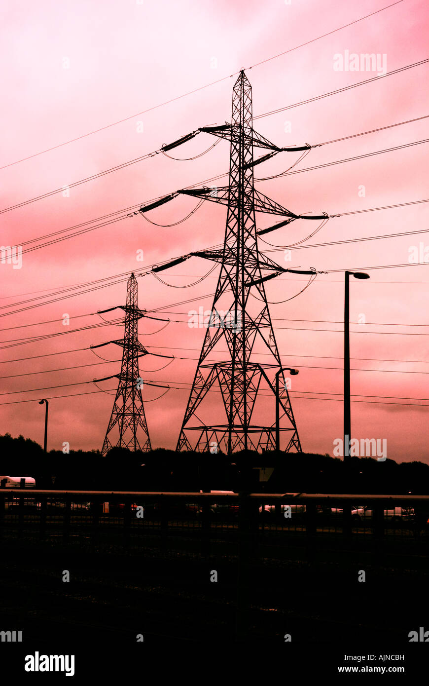 Utility pylons hi-res stock photography and images - Alamy