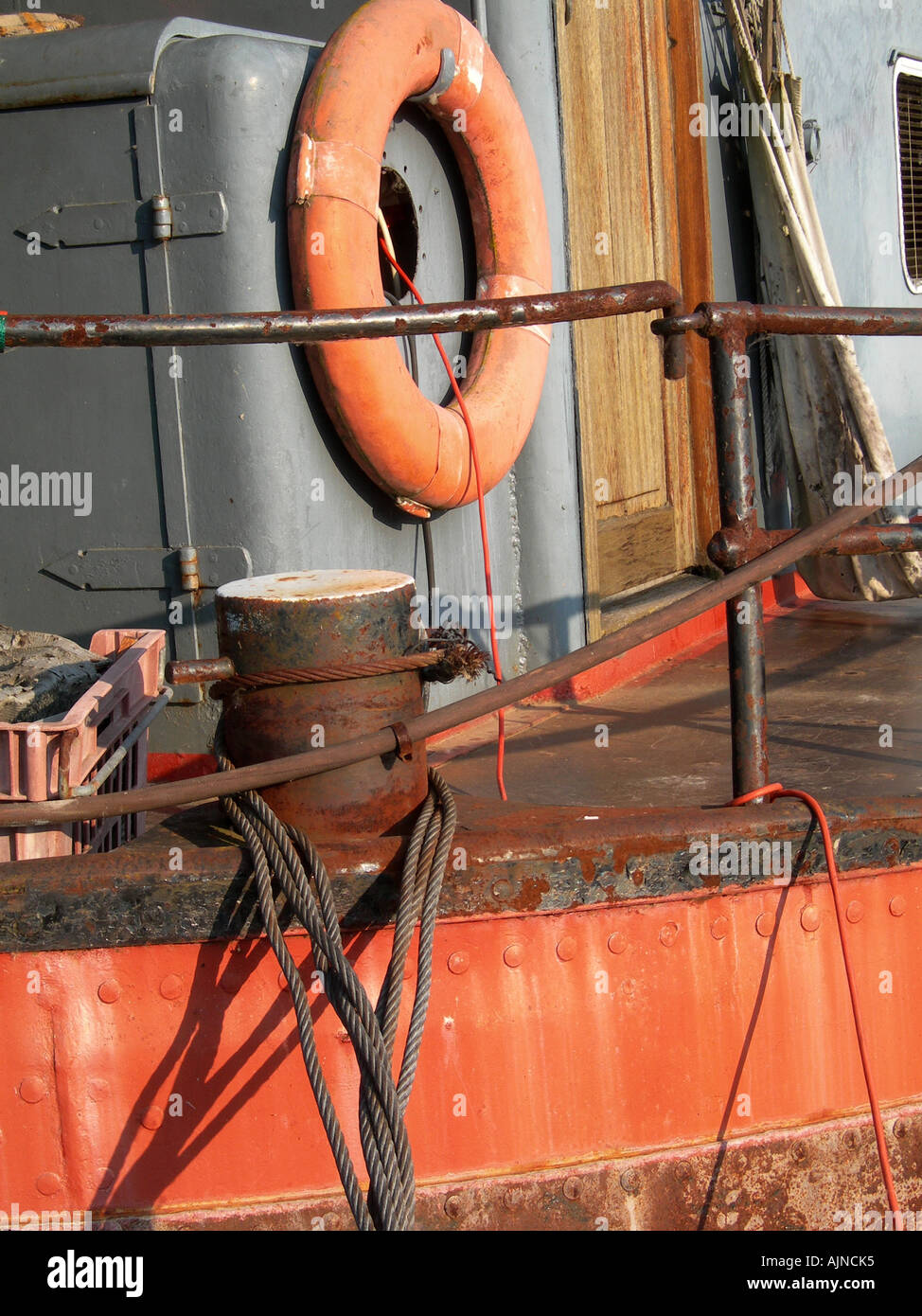 rust rusty old boat ship detail vertical Stock Photo - Alamy
