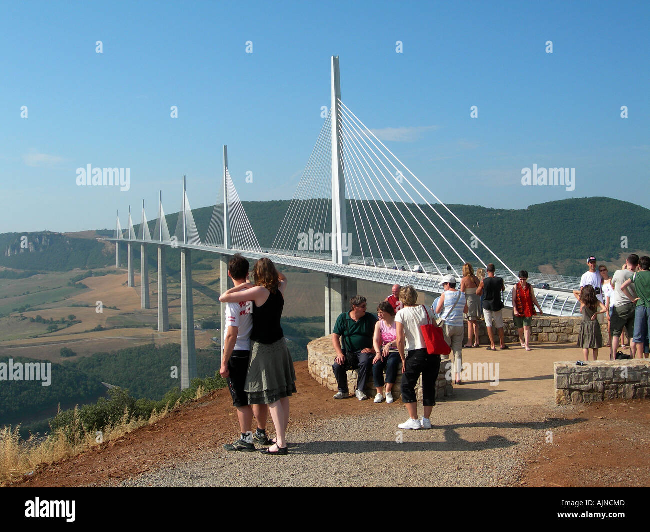 modern highway bridge road europe symbol construction Stock Photo - Alamy