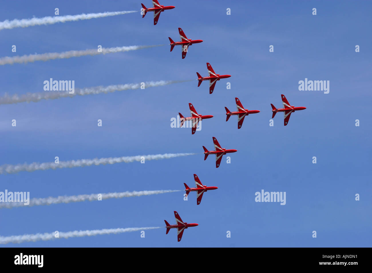 The Red Arrows Stock Photo - Alamy