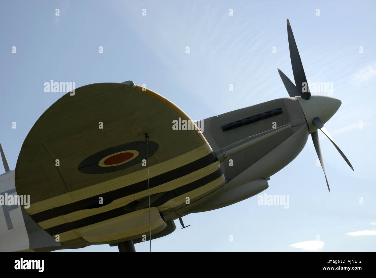 Supermarine Spitfire gatekeeper at the RAF Museum Royal Air Force ...