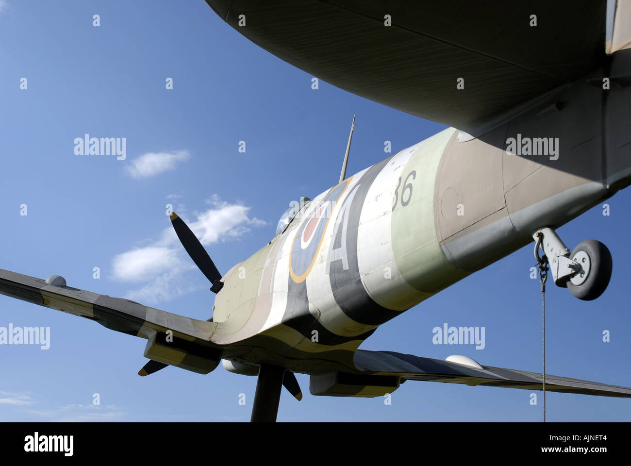 Supermarine spitfire gatekeeper raf museum hi-res stock photography and ...