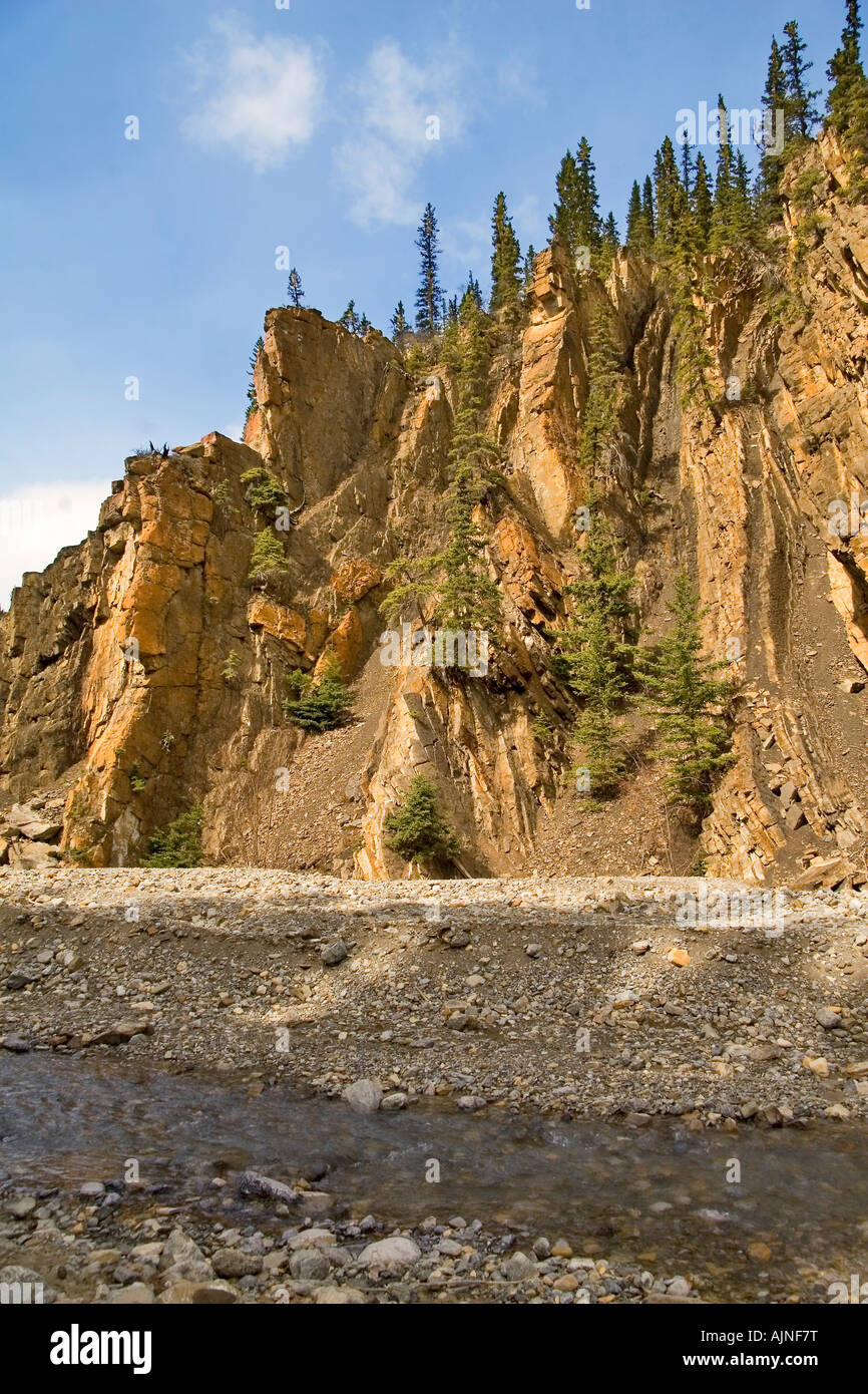Rock formations above Allstones Creek, Alberta, Canada Stock Photo - Alamy